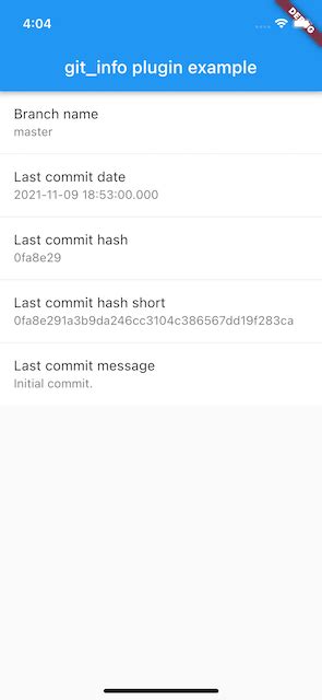 github aakira git info plus get git information from within the