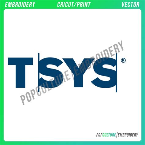 Tsys Logo Official Logo For Embroidery And Vector • Pop Culture