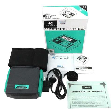 Kyoritsu 6050 Digital Combitester Loop And Rcd Testing