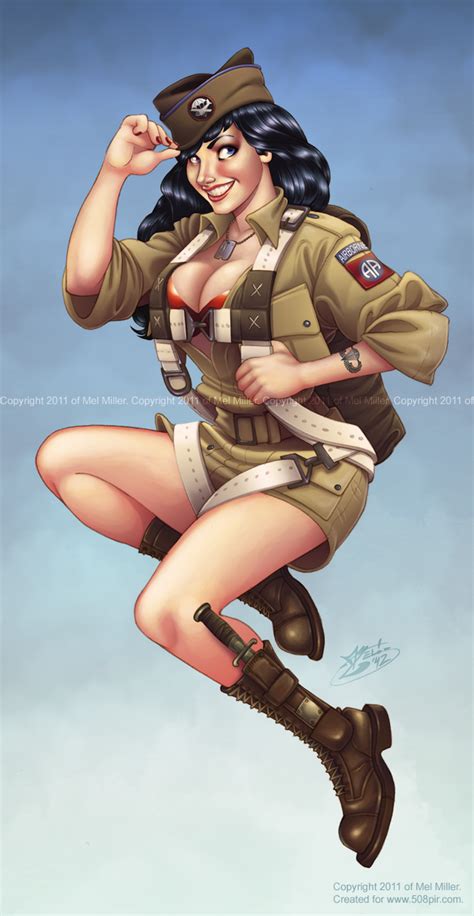 82nd Airborne Girl By Javadoodle On Deviantart