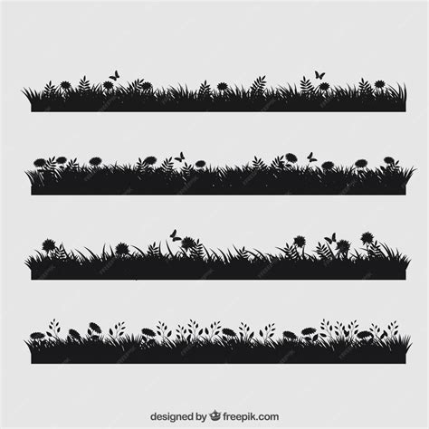 Free Vector Cute Grass Collection