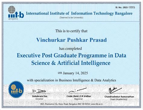 Datascience Businessintelligence Dataanalytics Machinelearning Pushkar Vinchurkar 33