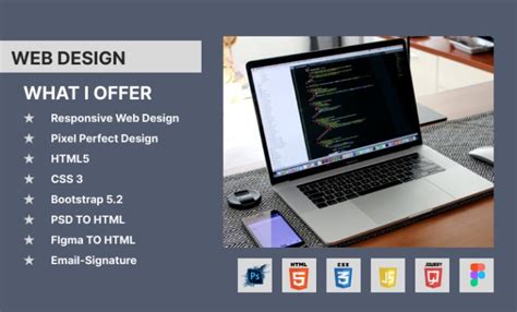 Convert Psd To Htmlresponsive Web Html Css Bootstrap By Marufmob