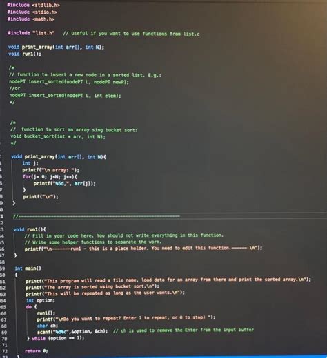 Solved Starter Code Is Provided Finish It So That The Final