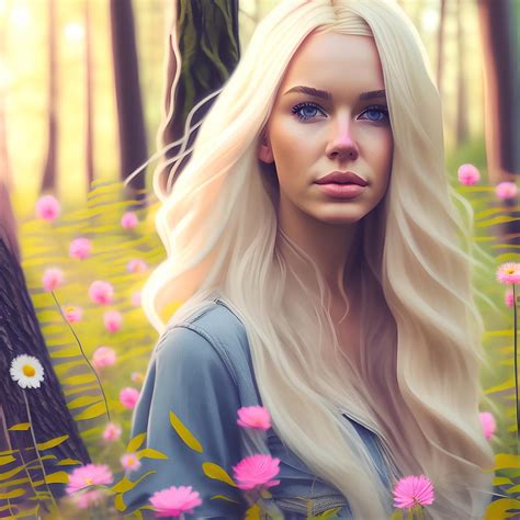 Beautiful Girl Generative Ai Illustration Digital Art By Miroslav
