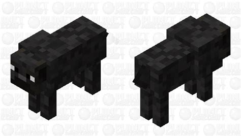 Black Pug Minecraft Mob Skin