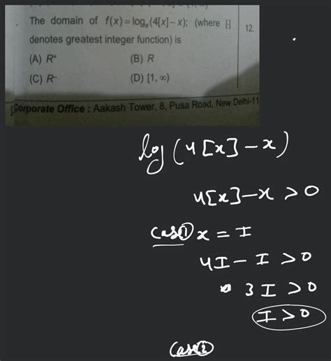 [solved] construct the graph for f x [[x]−x] where [ ] denotes greatest