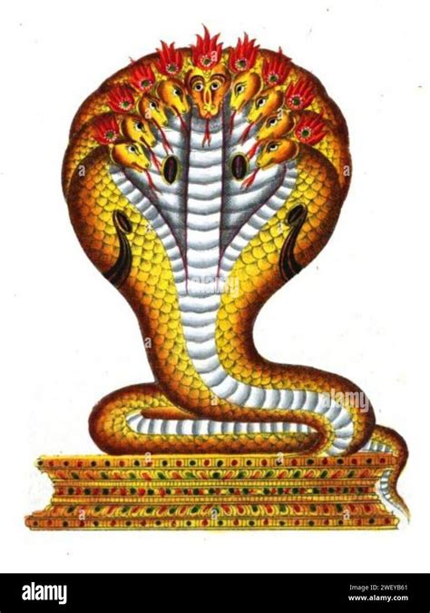 Ananta Shesha Cut Out Stock Images Pictures Alamy