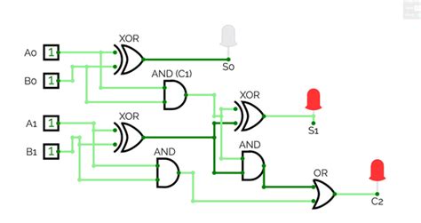 2 bit adder with 7 segment display and lcd 6 steps with pictures instructables