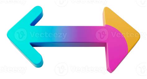 Multicolored Arrow With Glossy Finish Cut Out Stock 45911692 Png