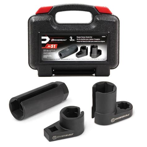 Powerbuilt Oxygen Sensor Socket Set 648625 The Home Depot