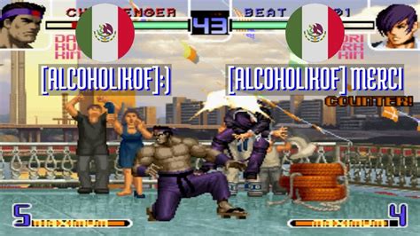 FT Kf K Pls ALCOHOLIKOF MX Vs ALCOHOLIKOF MERCI MX KOF Plus Fightcade Oct