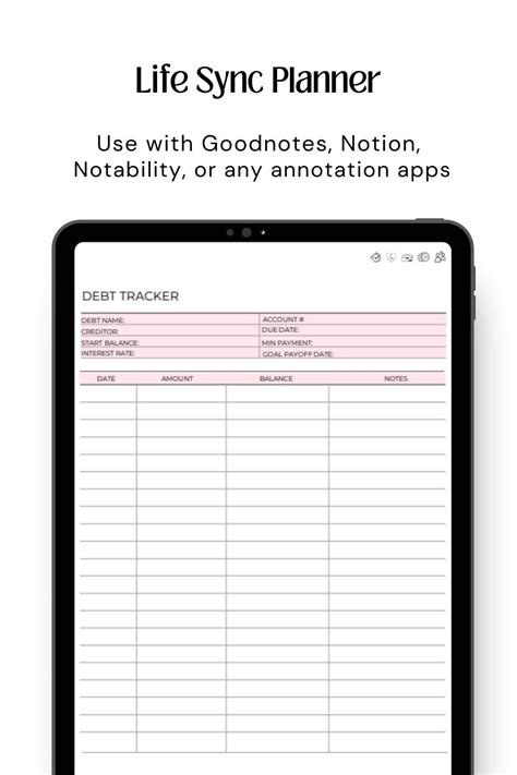 Life Sync Planner Pink Digital Planner IPad Planner 2024 Planner ADHD