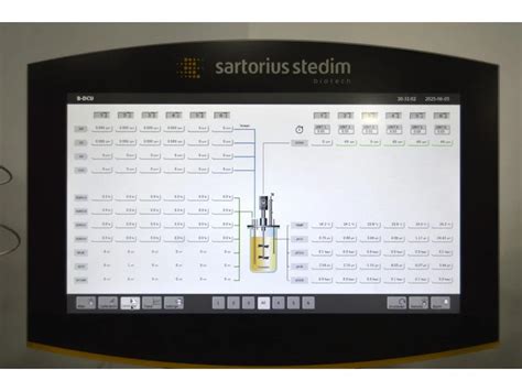 Sartorius Stedim Biostat B Dcu 6 Fold Cell Culture Bioreactor Univessel System
