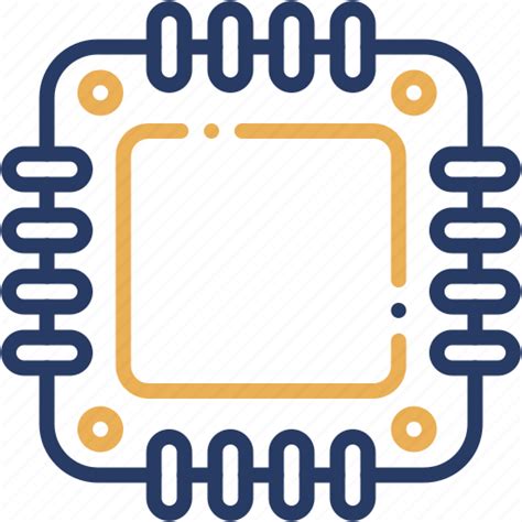 Chip Computer Circuit Cpu Micro Technology Icon Download On Iconfinder