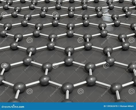 Graphene Molecular Structure Stock Illustration Illustration Of Geometric Design 139363478