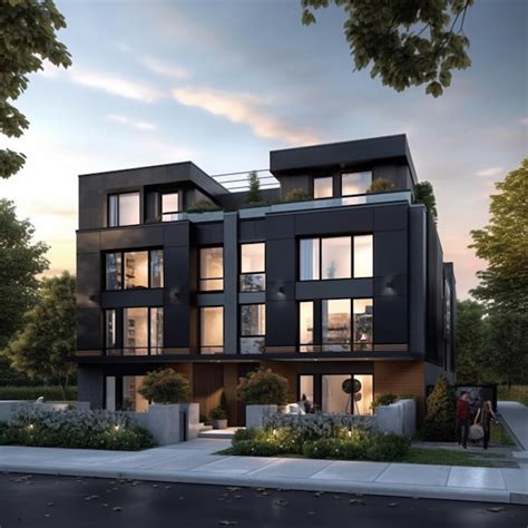 premium ai image modern luxury tropical house residential 3d