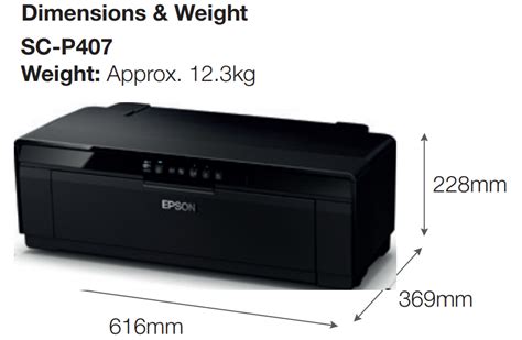 Epson Sc P407 Surecolor Printer C11ce85402 Singtoner One Stop Solutions For All Your