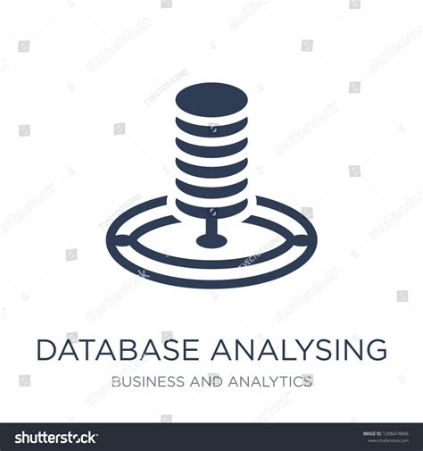 Database Analysing Icon Trendy Flat Vector Stock Vector Royalty Free 1208474866 Shutterstock