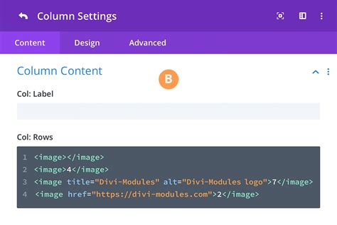 Adding Images Table Content Table Maker Docs Divi Modules
