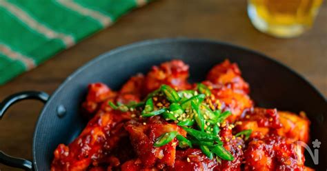 ブルダック鶏の激辛炒め【韓国料理】 レシピサイトnadia