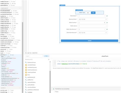 Clear Form Only After Multiple Queries Have Run 💬 App Building