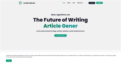 Algorithmsma Best Content Generation Ai Tool