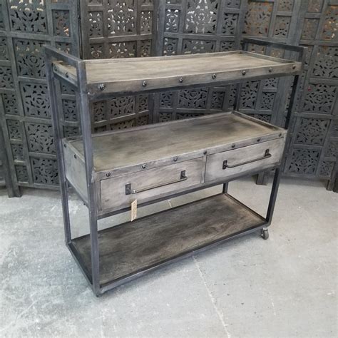 Server Trolley With Drawers Nadeau Charlotte