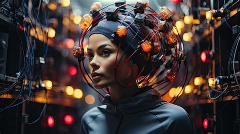 Premium Photo Brain Computer Interfaces Repeating Pattern