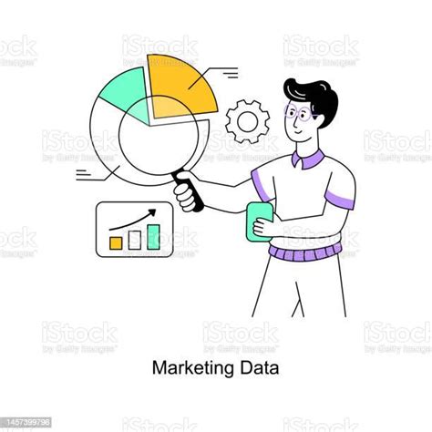마케팅 데이터 플랫 스타일 디자인 벡터 일러스트 레이 션입니다 스톡 일러스트레이션 마케팅에 대한 스톡 벡터 아트 및 기타 이미지 마케팅 벡터 0명 Istock