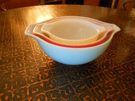 Jaj Carnival Cinderella Pyrex Nesting Bowls Retro On 8th