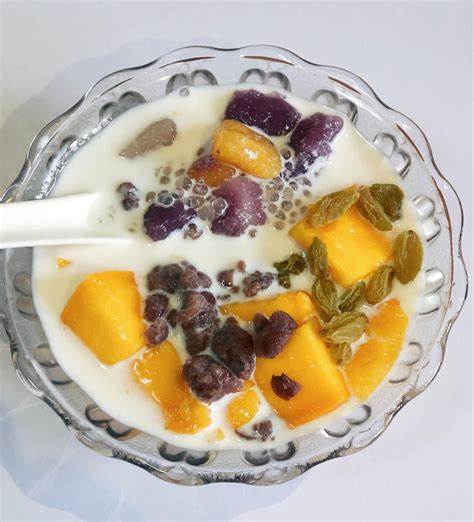【芋圆甜品的做法步骤图，芋圆甜品怎么做好吃】蓝不住的烘焙日记下厨房