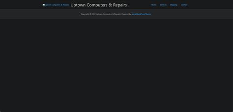 local website not displaying any content or theme support local