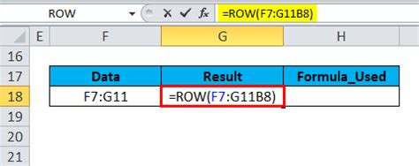 Row In Excel Formula Examples How To Use Row Function