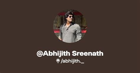 abhijith sreenath instagram linktree