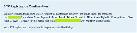 How To Start Stp In Mirae Asset Mutual Fund Finance Guru Speaks