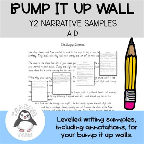 Year 2 Narrative Writing Bump It Up Wall Teachie Tings