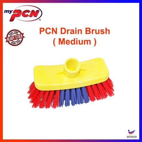 Pcn Plastic Head Hard Drain Brush Big 大弯粗水沟扫头 Berus Cuci Longkang