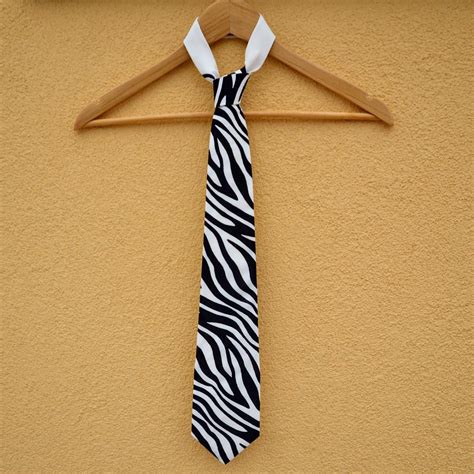 Hedvábná Kravata Zebra 8216609 Potvor Pomáhat Tvořit