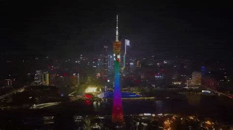 看！珠海斗门“游”上广州“小蛮腰”年鱼白蕉经济