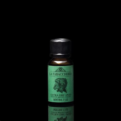 Menthol E Cig Extra Dry 4pod Menthol Tobacco Aroma 20 Ml La Tabaccheria