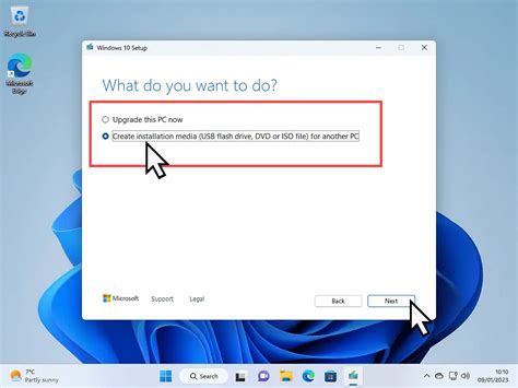 Windows 10 Installation Media At Home Computer