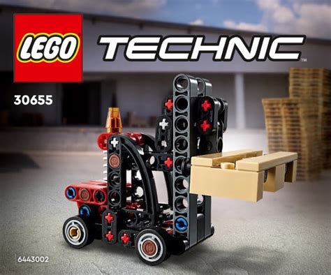 LEGO Instructions for set 30655 Forklift with Pallet, Technic - {None}