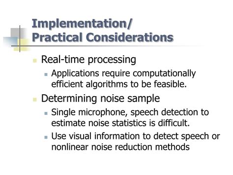 Ppt Noise Supression Techniques For Speech Enhancement Using Adaptive Filtering Powerpoint