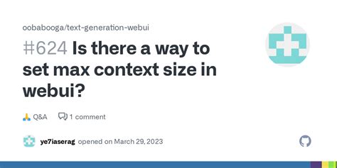 Is There A Way To Set Max Context Size In Webui · Oobabooga Text