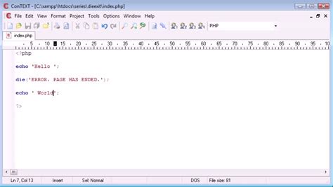 Extratutorials Die And Exit Functions In Php