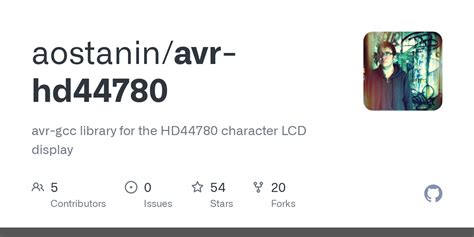 Github Aostaninavr Hd44780 Avr Gcc Library For The Hd44780