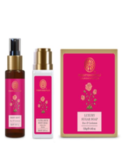 Buy Forest Essentials Set Of Indian Rose Body Lotion With Cardamom Body