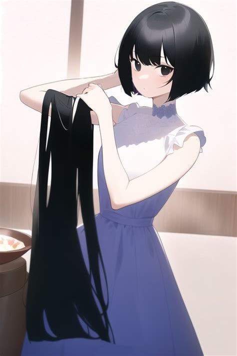 Novelai haircut on Twitter 売り子切りたての髪です買いませんか わし買います即答