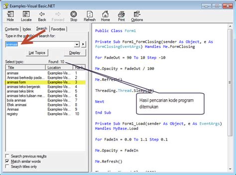 Kumpulan Kode Program Visual Basic NET Untuk Membuat Program Aplikasi Desktop Medianya